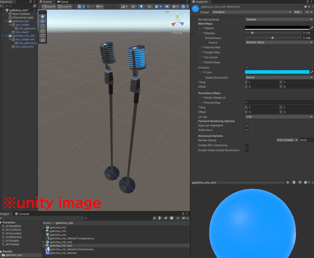 【3DCG】骸骨マイク - hiromu-3dcg - BOOTH