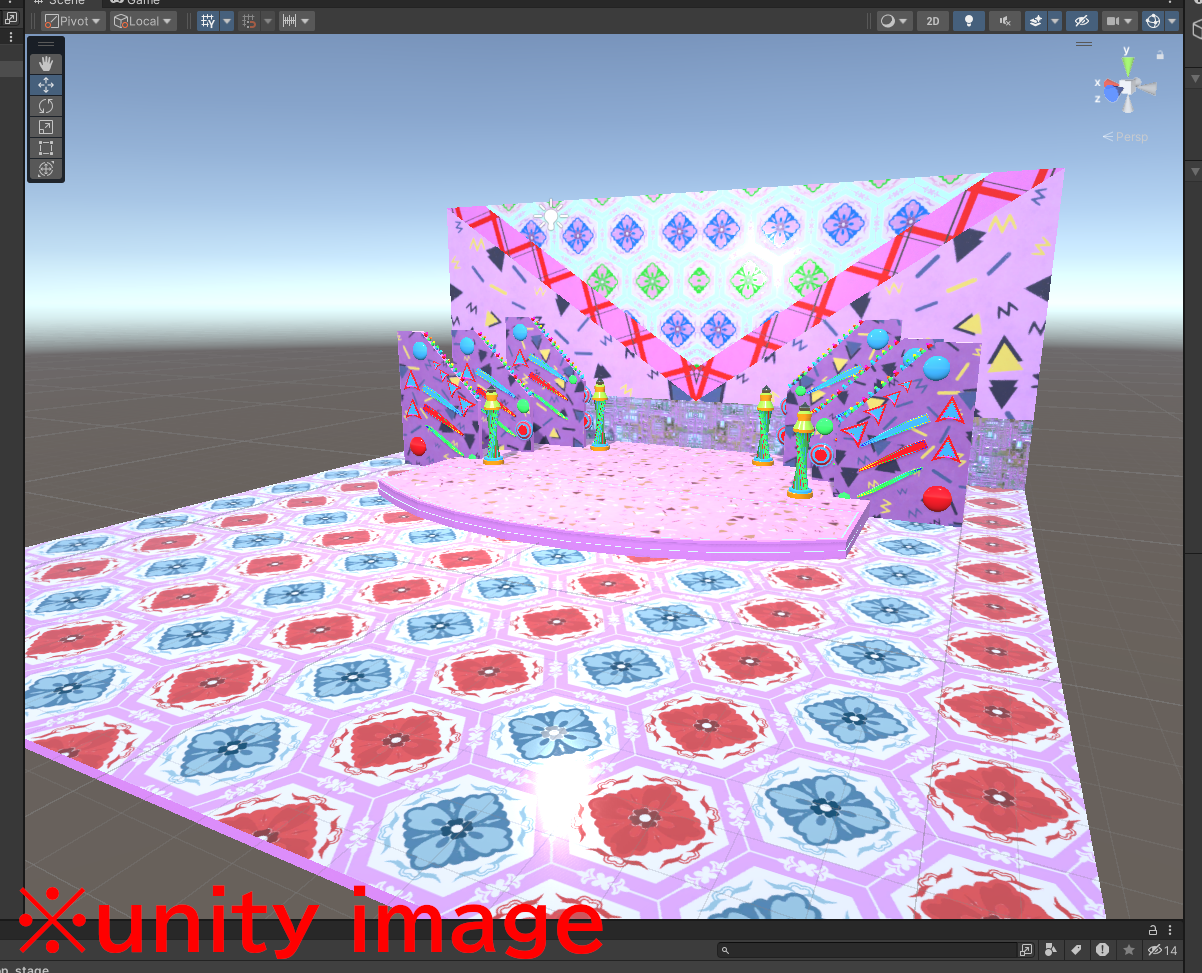 【3DCG】ポップステージセット - hiromu-3dcg - BOOTH