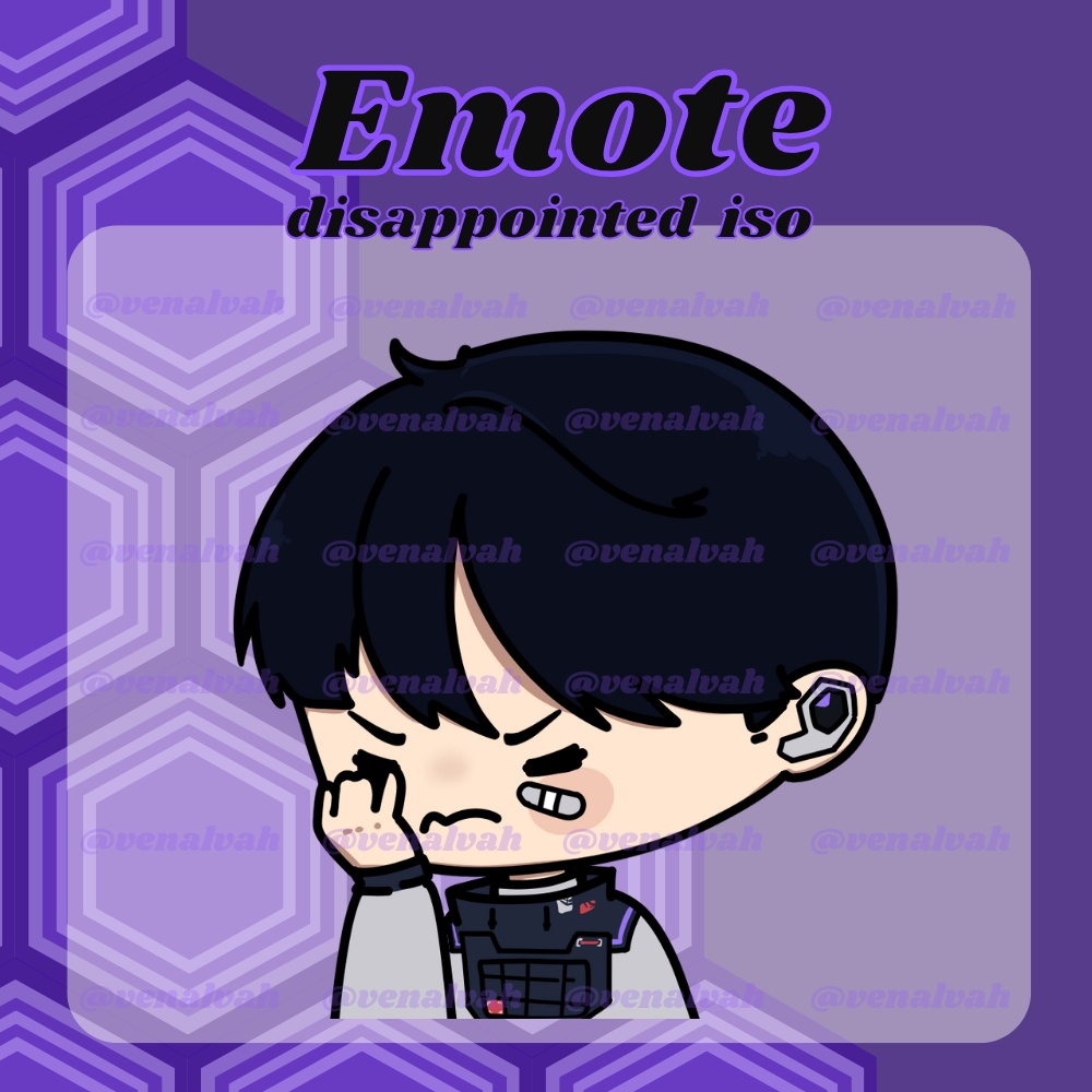 iso valorant emote twitch emotes - venalvah - BOOTH