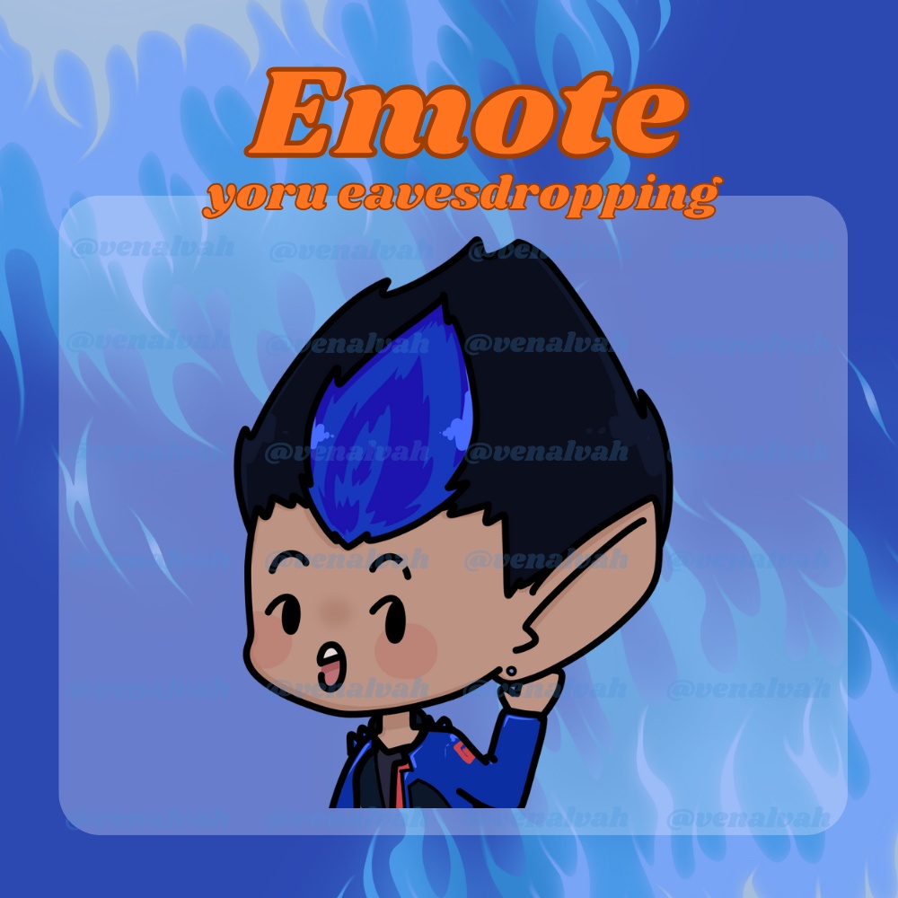 【Twitch Emote】yoru valorant emote twitch emotes - venalvah - BOOTH