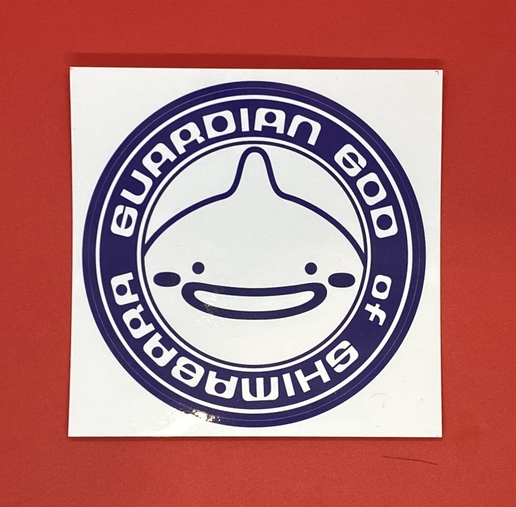 【島原守護神しまばらん】ヴィンテージ風Tシャツ【水色x白字】 - KONiSHoP - BOOTH