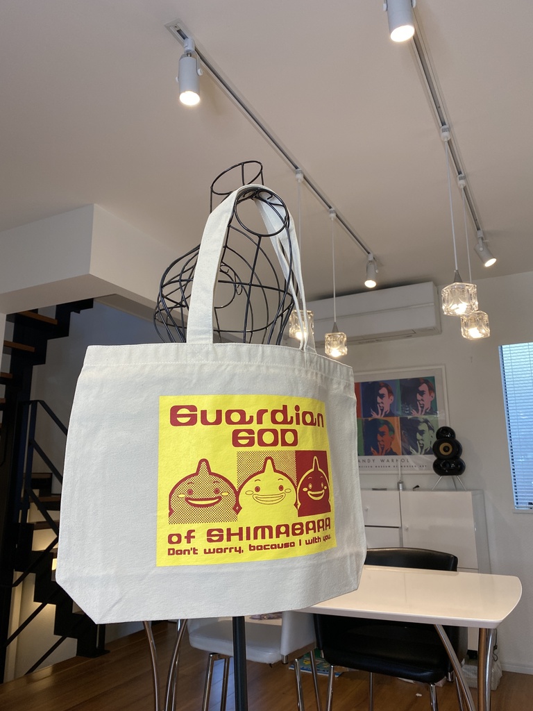 【島原守護神しまばらん】トートバッグ〈L〉【ナチュラルorブラック】 - KONiSHoP - BOOTH