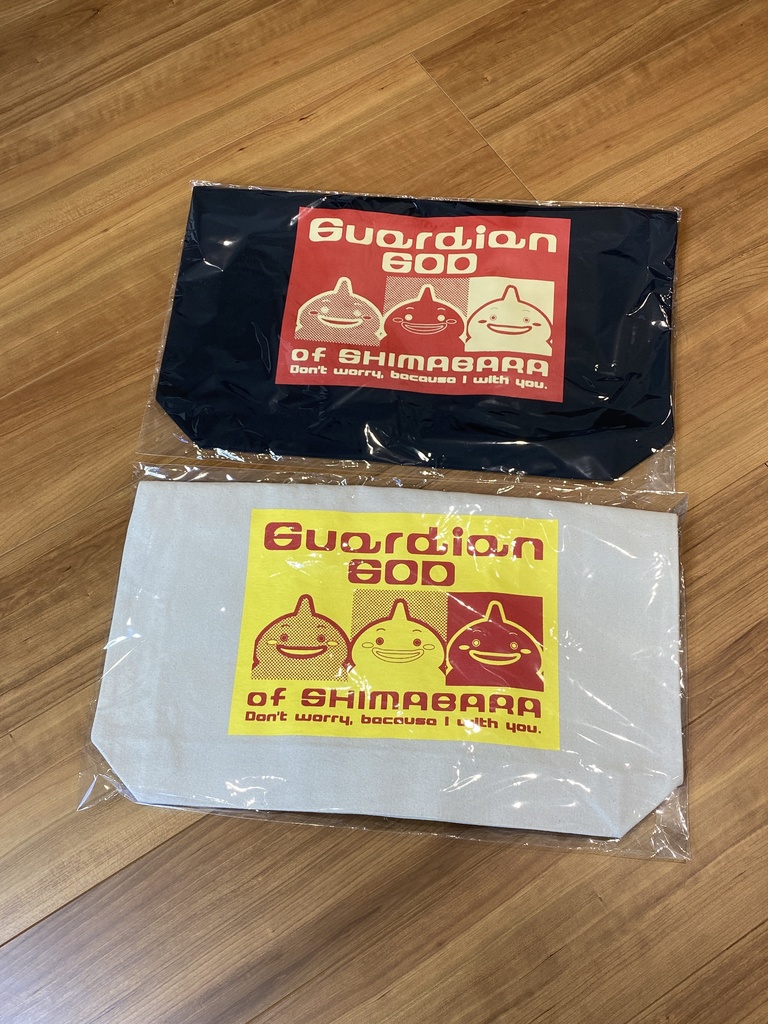 【島原守護神しまばらん】トートバッグ〈L〉【ナチュラルorブラック】 - KONiSHoP - BOOTH