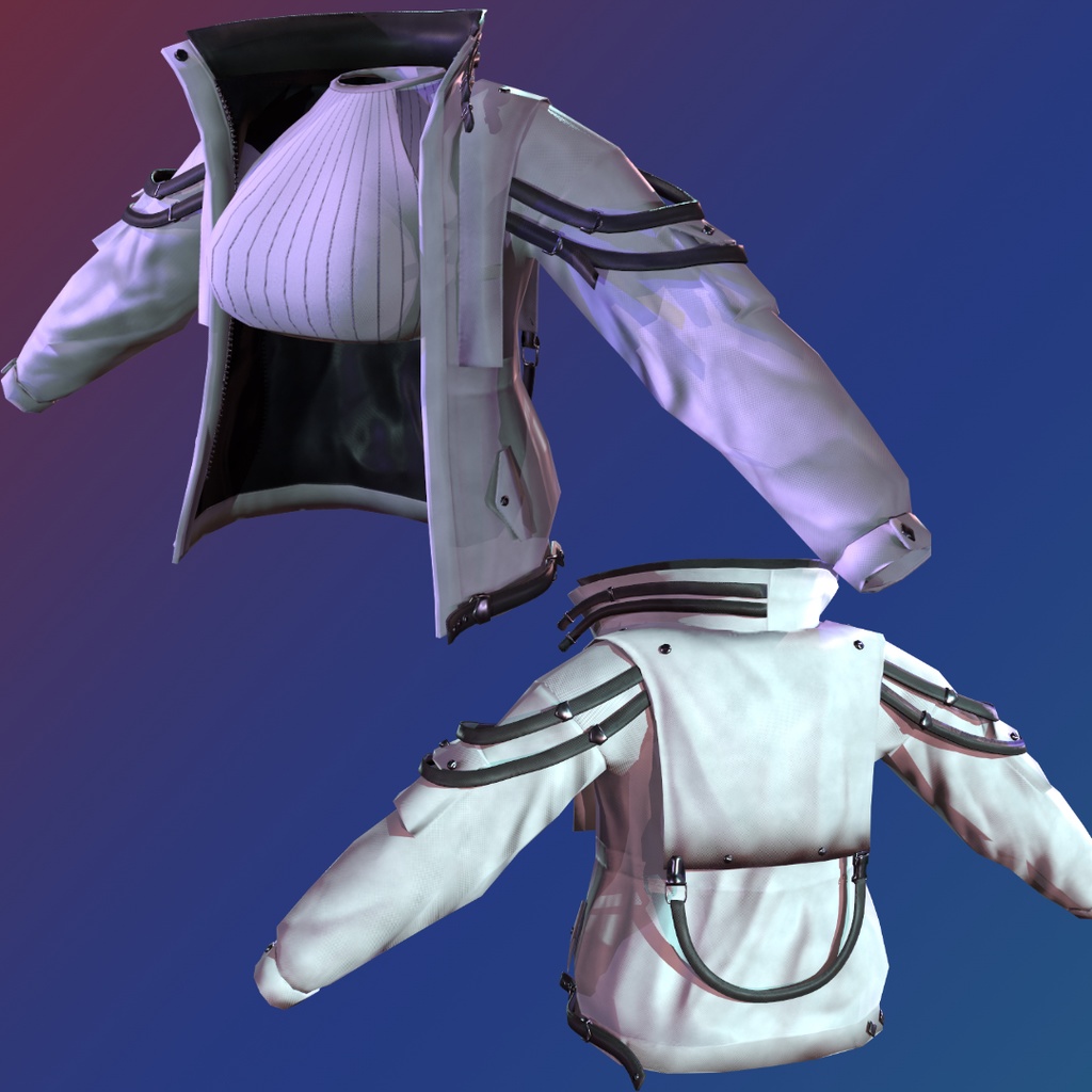 hip jacket 』 3つの服の構成 - Ggobuk's shop - BOOTH