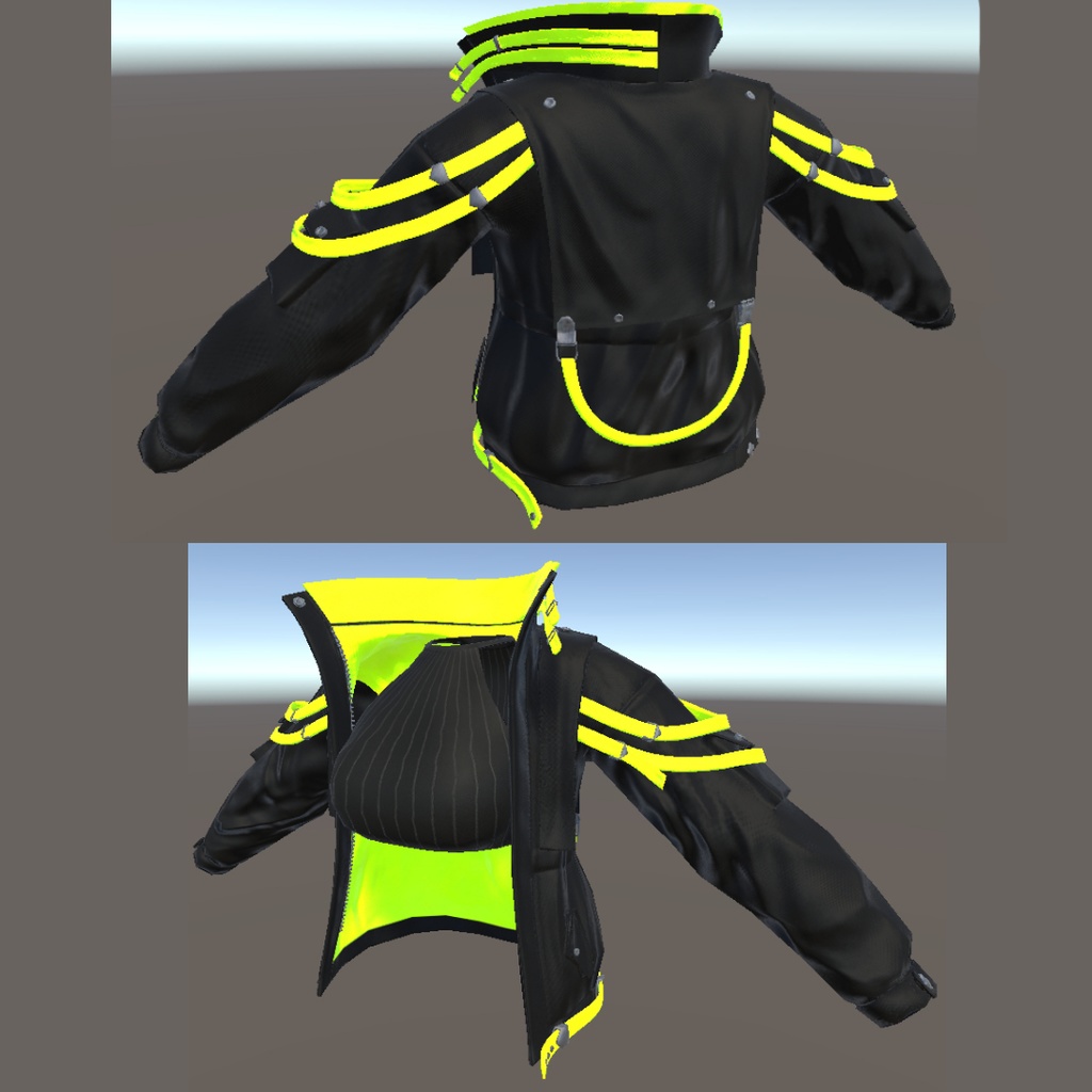 hip jacket 』 3つの服の構成 - Ggobuk's shop - BOOTH