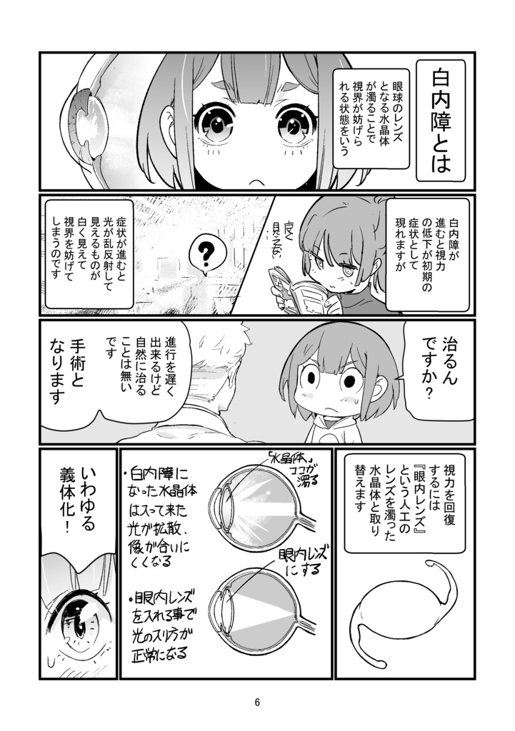 「絵かきが白内障に」 - KIRINDO/麒麟堂 - BOOTH