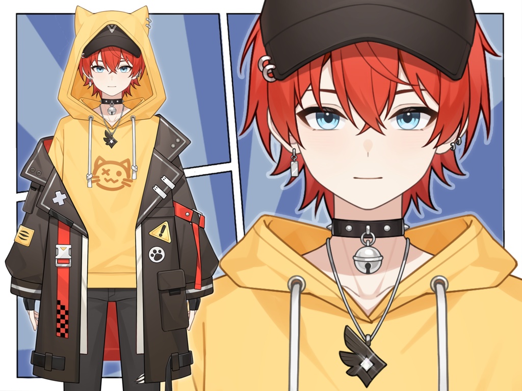 【Male VTuber】Live2D Model Customization - jirolive2d - BOOTH