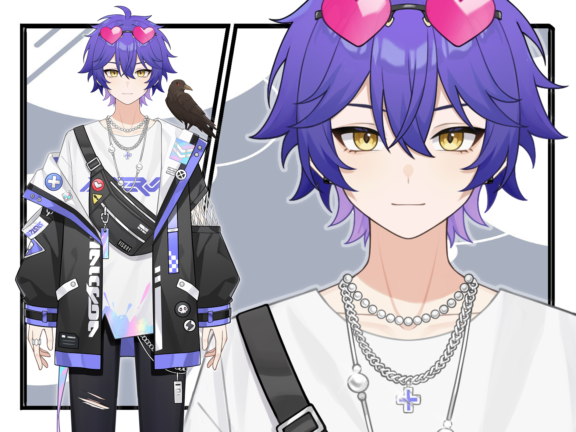 【Male VTuber】Live2D Model Customization - jirolive2d - BOOTH