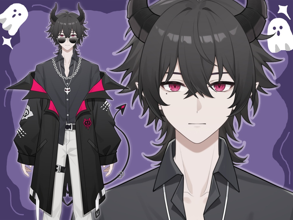 【Male VTuber】Live2D Model Customization - jirolive2d - BOOTH