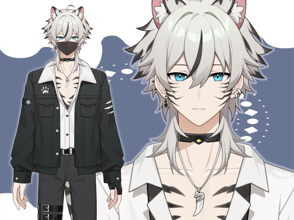 【Male VTuber】Live2D Model Customization - jirolive2d - BOOTH