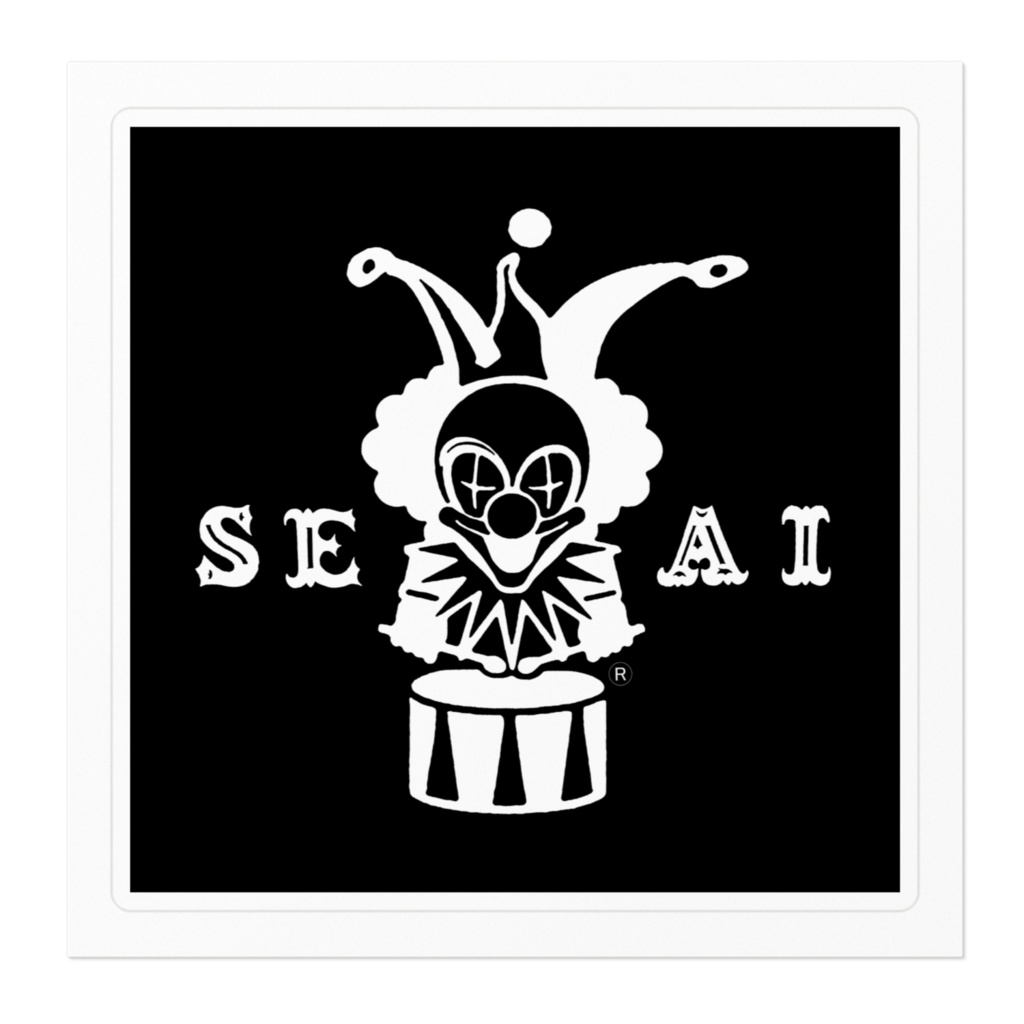 SEAI LOGO STICKER black 10cm - SEAI GOODS SHOP - BOOTH
