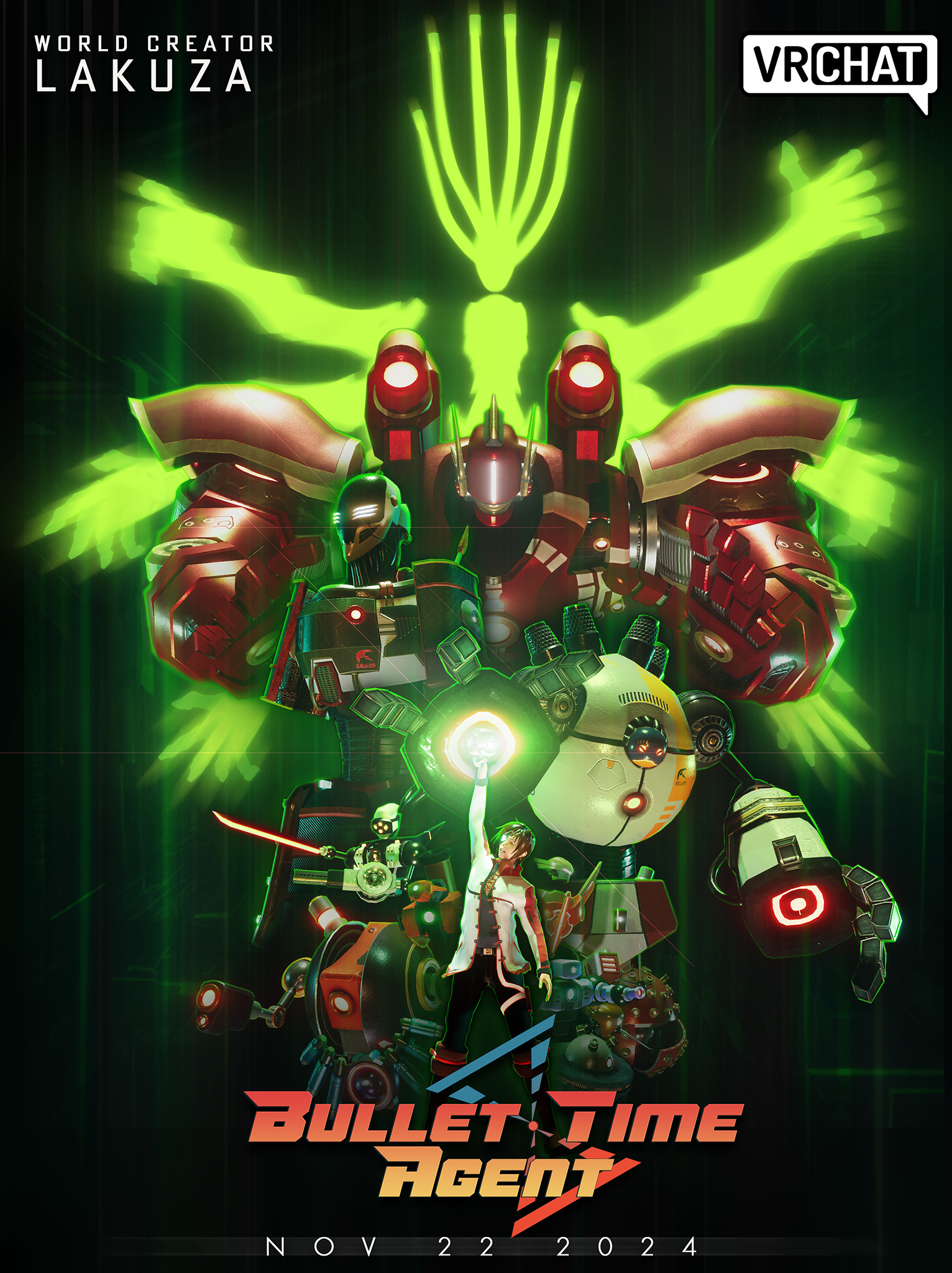 Bullet Time Agent Posters - Lakuza - BOOTH