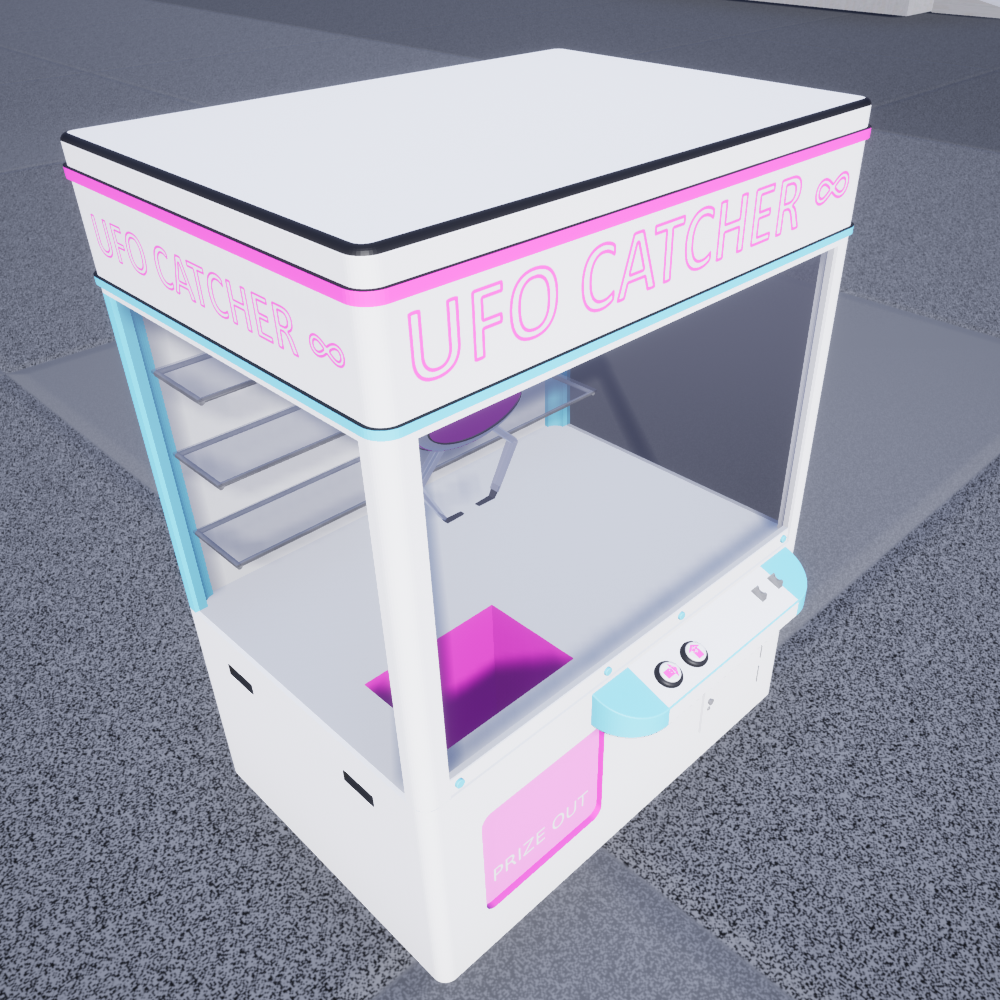 [3Dモデル]UFOキャッチャー筐体 - shinshin0127 - BOOTH