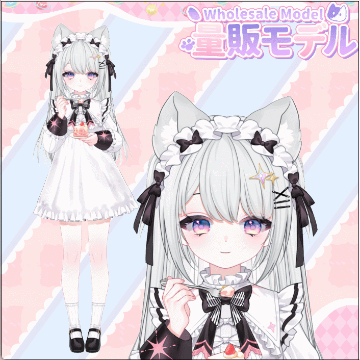 【Live2Dモデル】【汎用モデル】カスタムカラー猫ちゃん/Custom Color Cat - NekoDream-Live2D - BOOTH