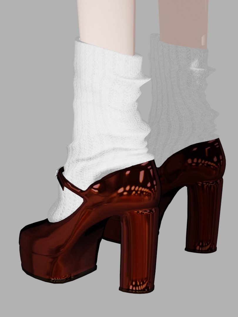 [VRChat + MMD] ELEGANT HEELS DL - SAYUMIVI - BOOTH