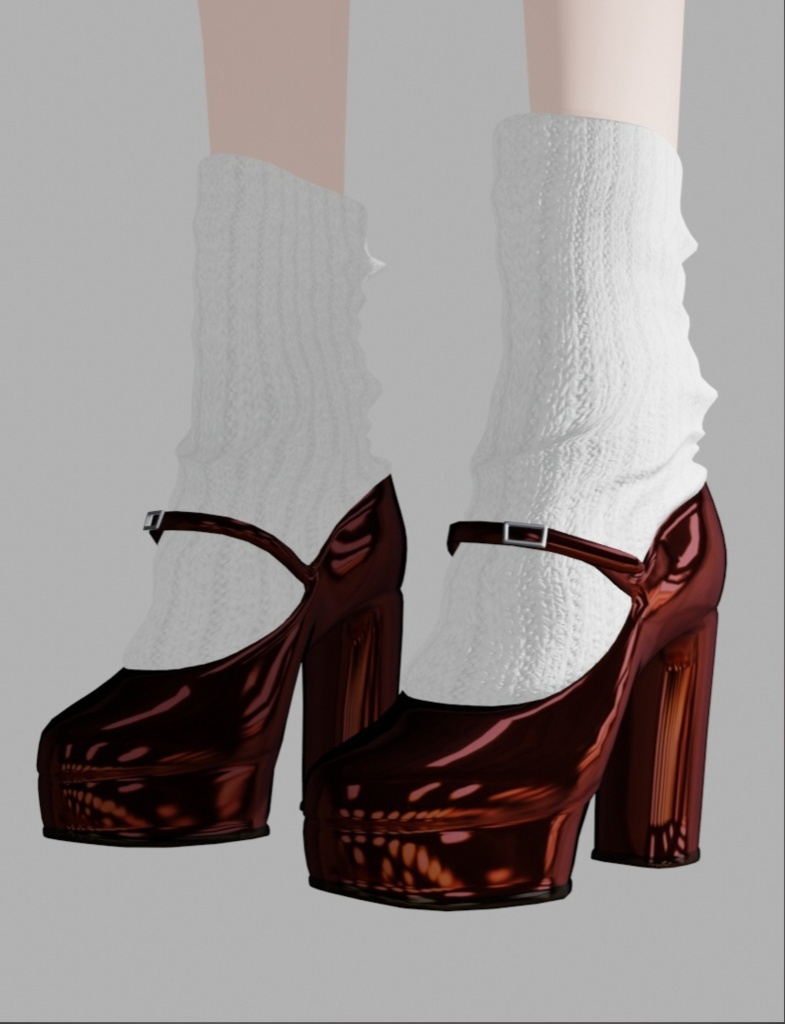 [VRChat + MMD] ELEGANT HEELS DL - SAYUMIVI - BOOTH