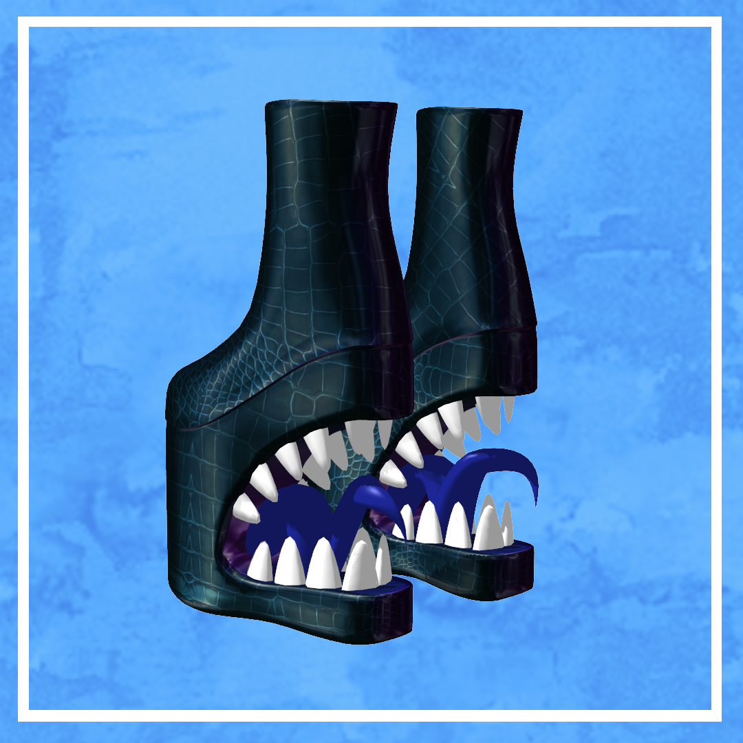 [VRChat + MMD] toothed boots DL - SAYUMIVI - BOOTH