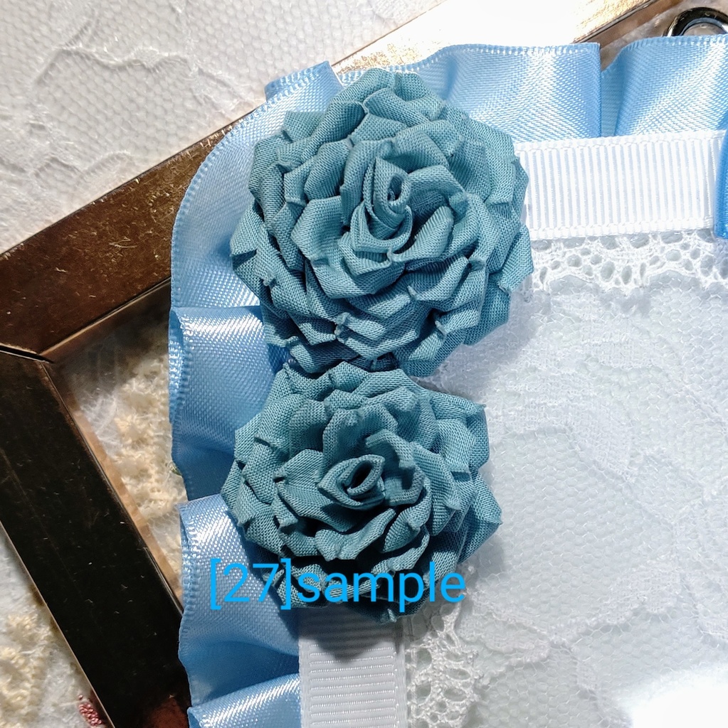 [27]B7 青バラの硬質デコケース(青) - egoist-timelover - BOOTH