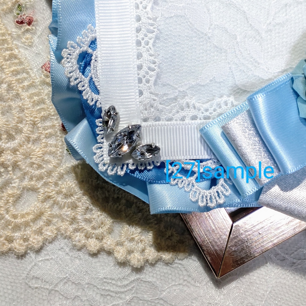 [27]B7 青バラの硬質デコケース(青) - egoist-timelover - BOOTH