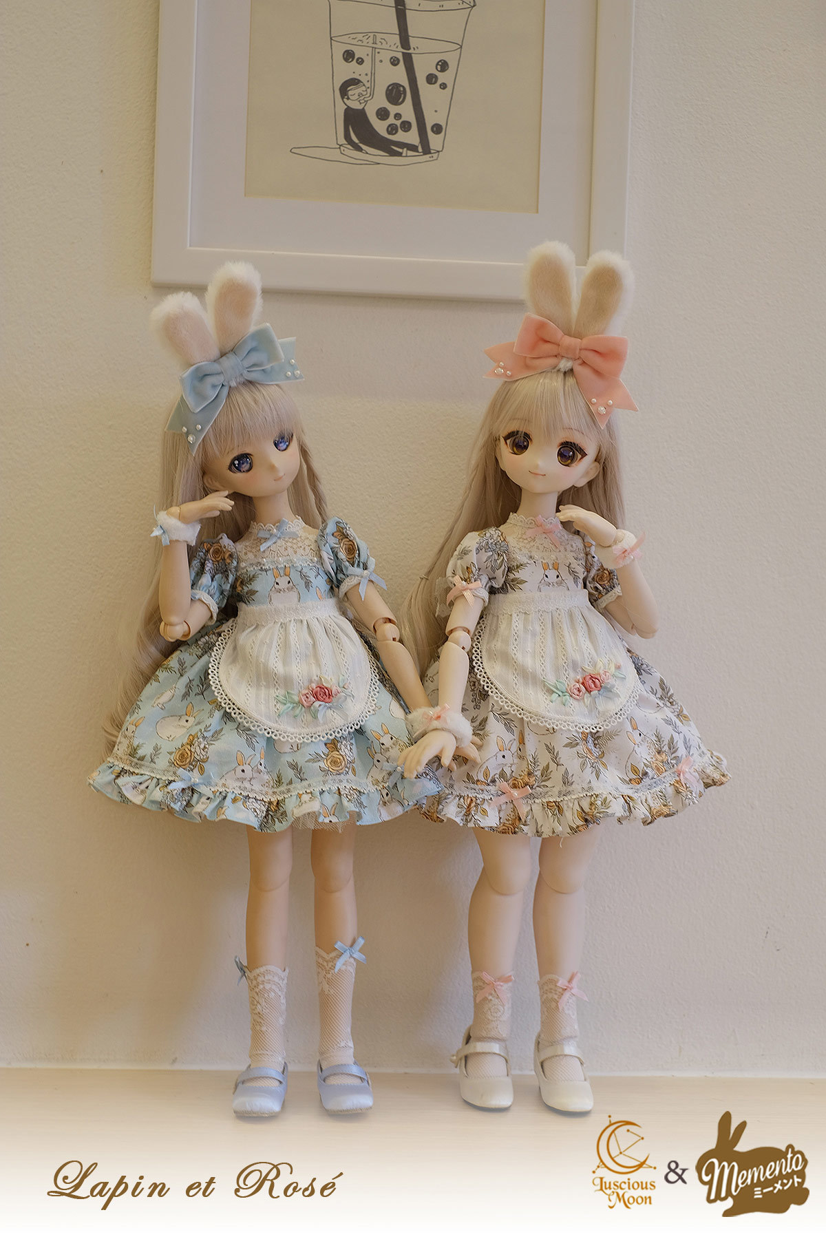 Lapin et Rose' ( MDD | 青色 ) - Luscious Moon x LalaFriends - BOOTH