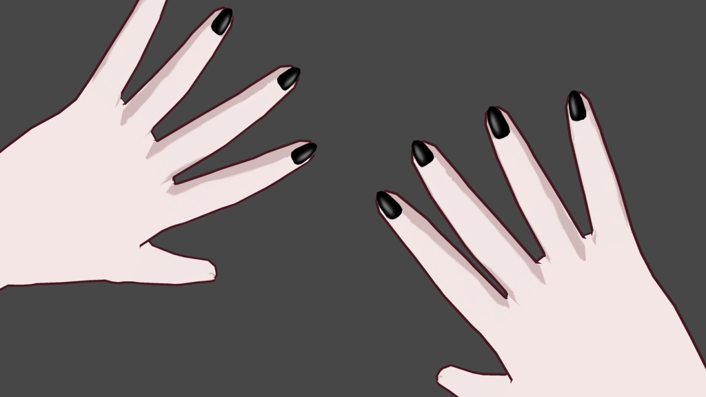 【VRoid】Free Many Colored finger nails textures - Mafuya - BOOTH