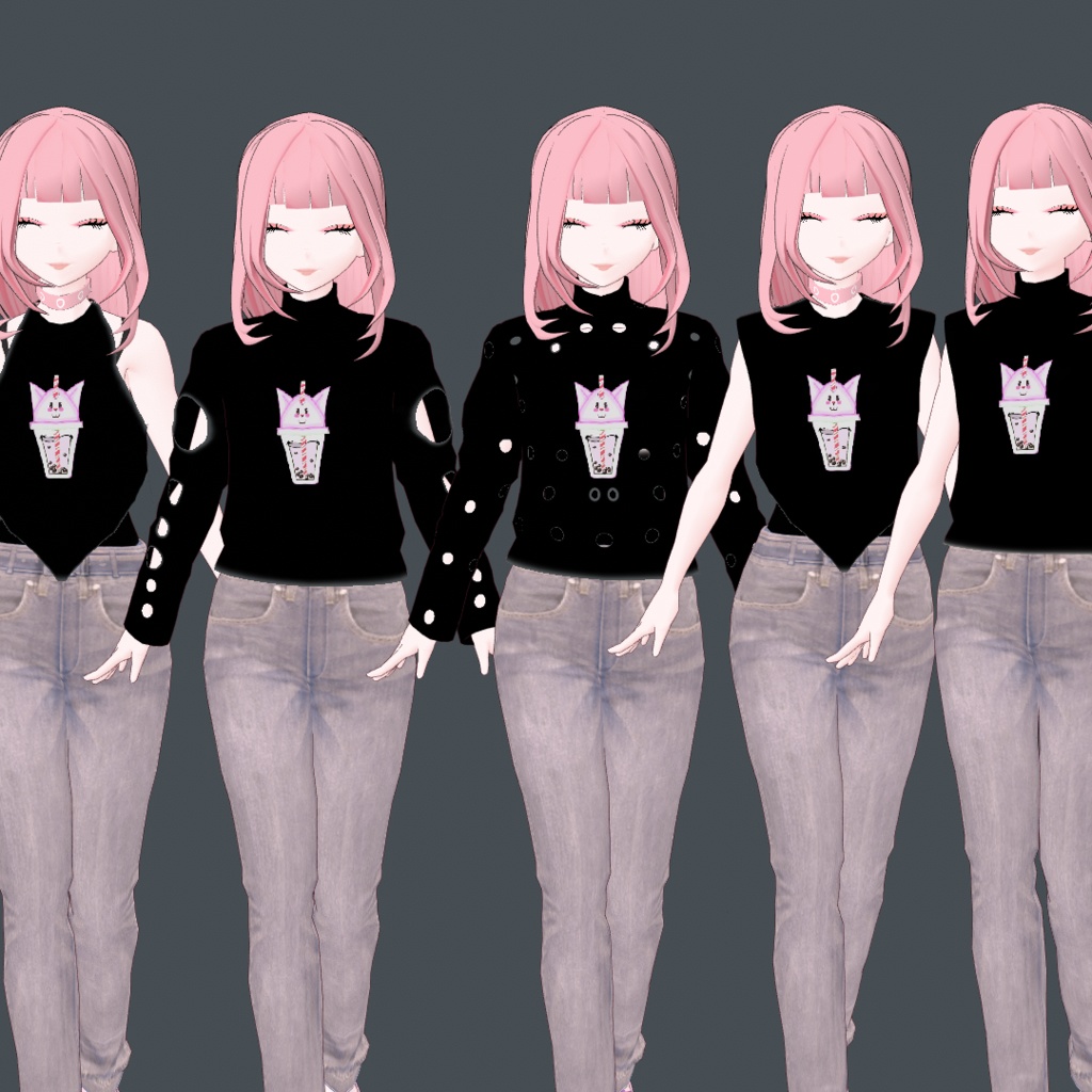 Freebies - shirt pack - Virtuo - BOOTH