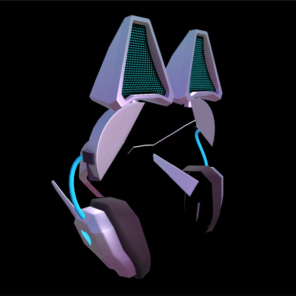 Cyber Cat Ears - nofunkdesign - BOOTH