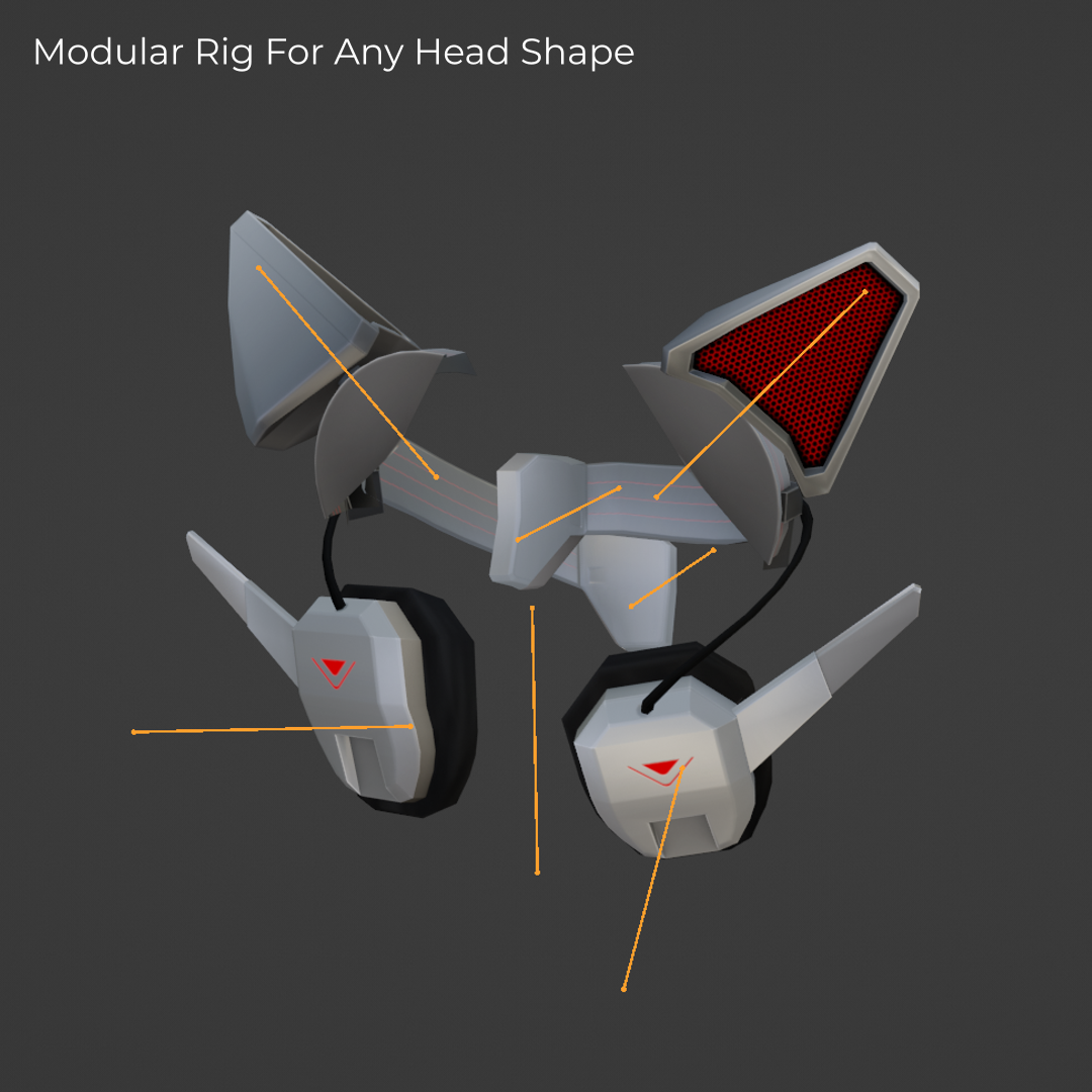 Cyber Cat Ears - nofunkdesign - BOOTH