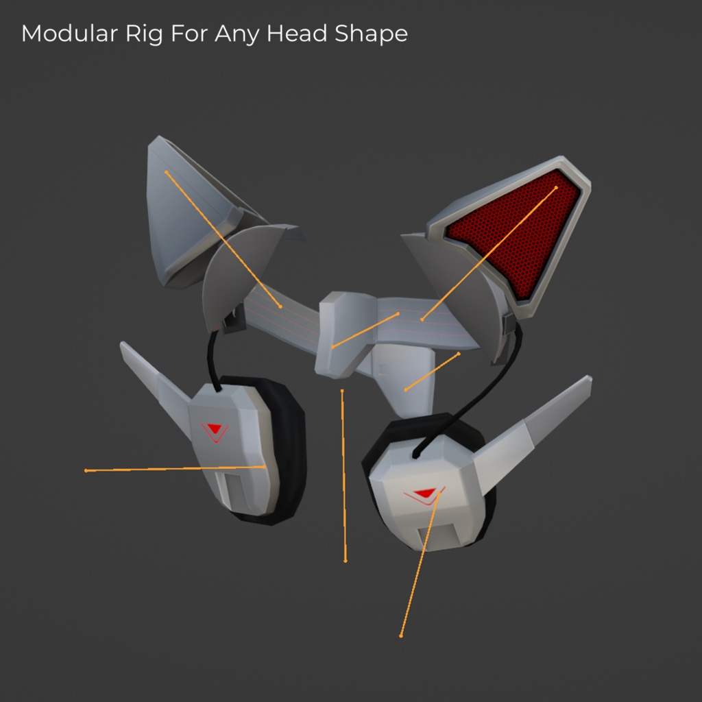 Cyber Cat Ears - nofunkdesign - BOOTH