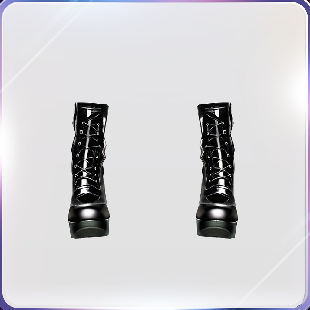 [无料][Vroid] Free Black Leather Outfit Set - Surcen - BOOTH