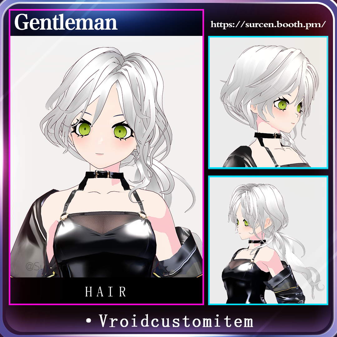 [Vroid] Boy hair / Unisex hair(男女兼用) - Surcen - BOOTH
