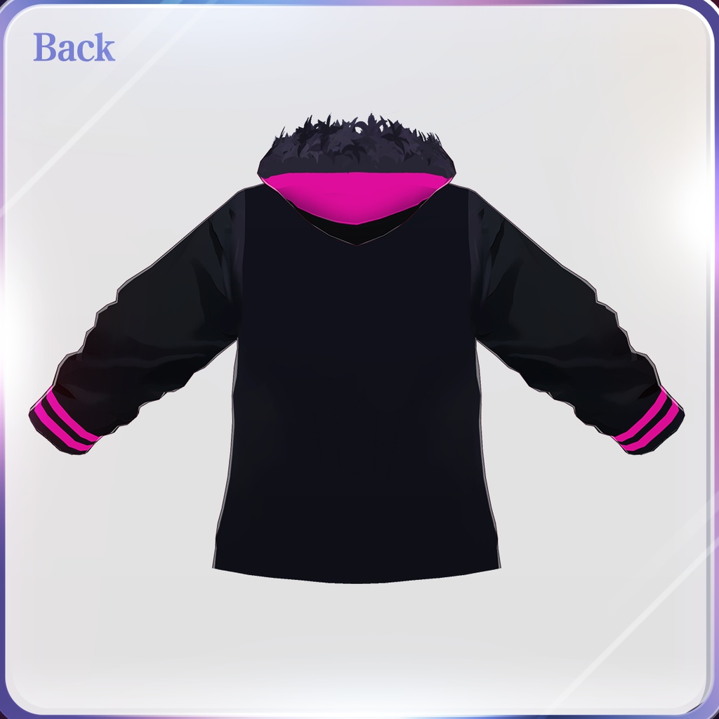 [Vroid] Cyber Jacket/ Black Jacket - Surcen - BOOTH