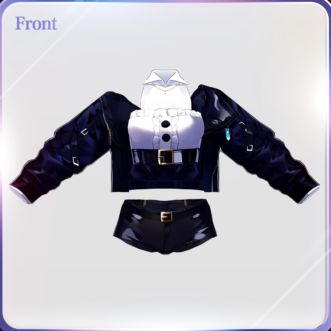 [Vroid] Jacket / Short pant / Cool Girl Outfit - Surcen - BOOTH