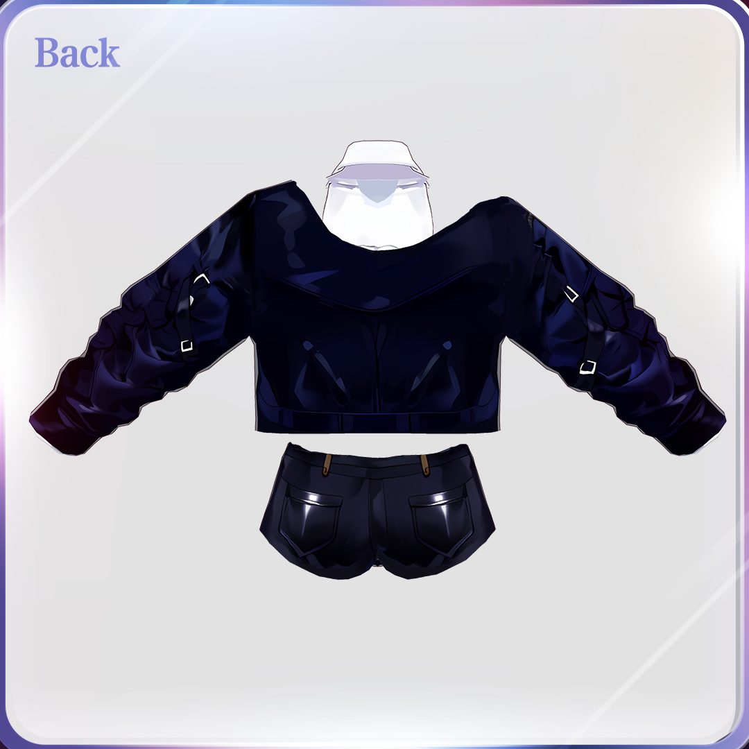 [Vroid] Jacket / Short pant / Cool Girl Outfit - Surcen - BOOTH