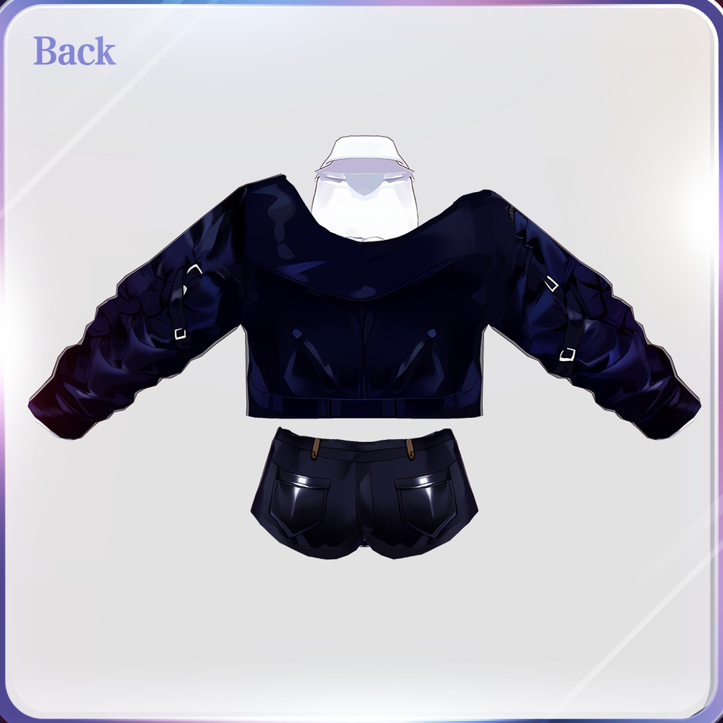 [Vroid] Jacket / Short pant / Cool Girl Outfit - Surcen - BOOTH
