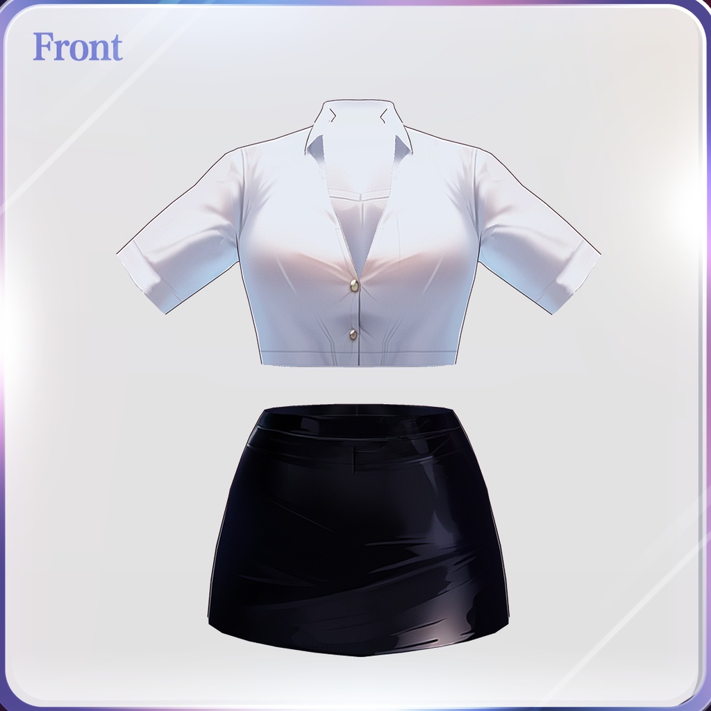 [Vroid] Sexy office outfit / OL服 / Office lady - Surcen - BOOTH