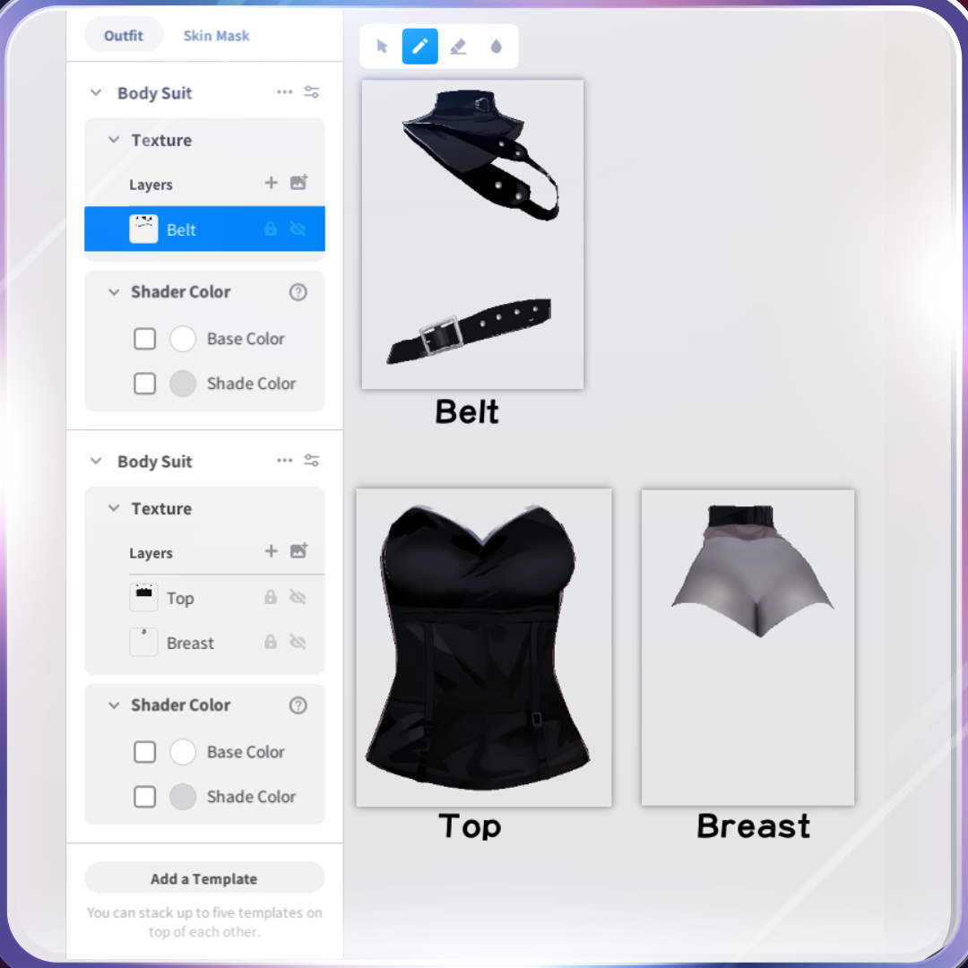 [Vroid] Corset tops コルセット/ Fight style - Surcen - BOOTH
