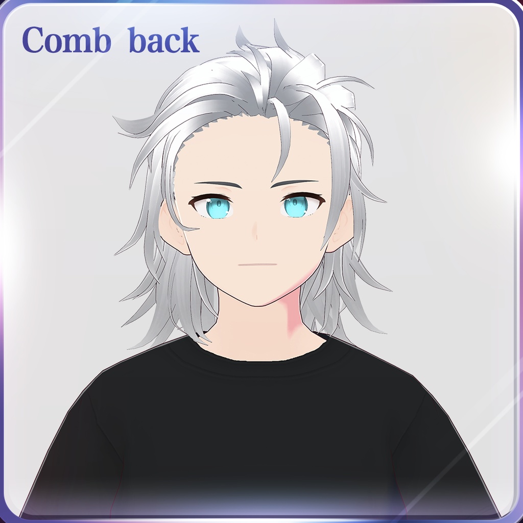 [Vroid] Comb back hair - Surcen - BOOTH