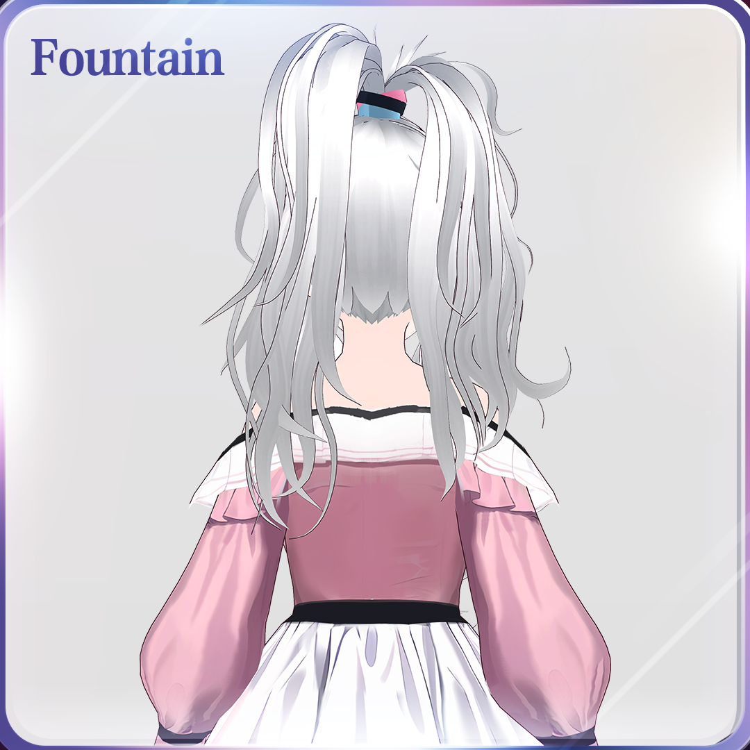 [Vroid] High ponytail / Fountain - Surcen - BOOTH