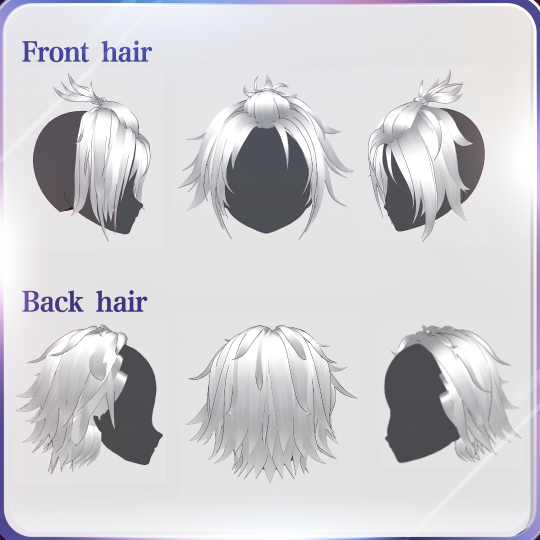 [Vroid] Pinned Bangs / ピン留めバング / Child - Surcen - BOOTH