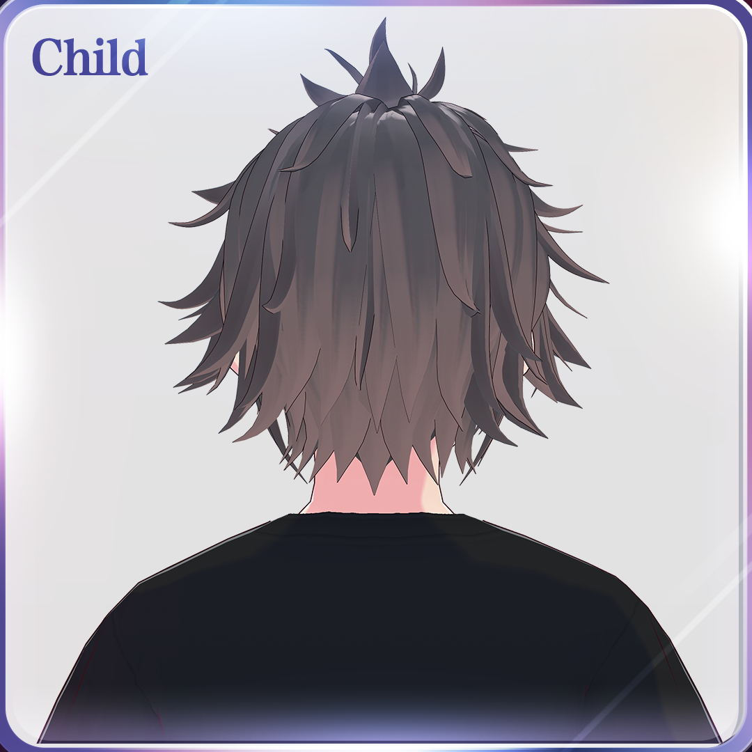 [Vroid] Pinned Bangs / ピン留めバング / Child - Surcen - BOOTH
