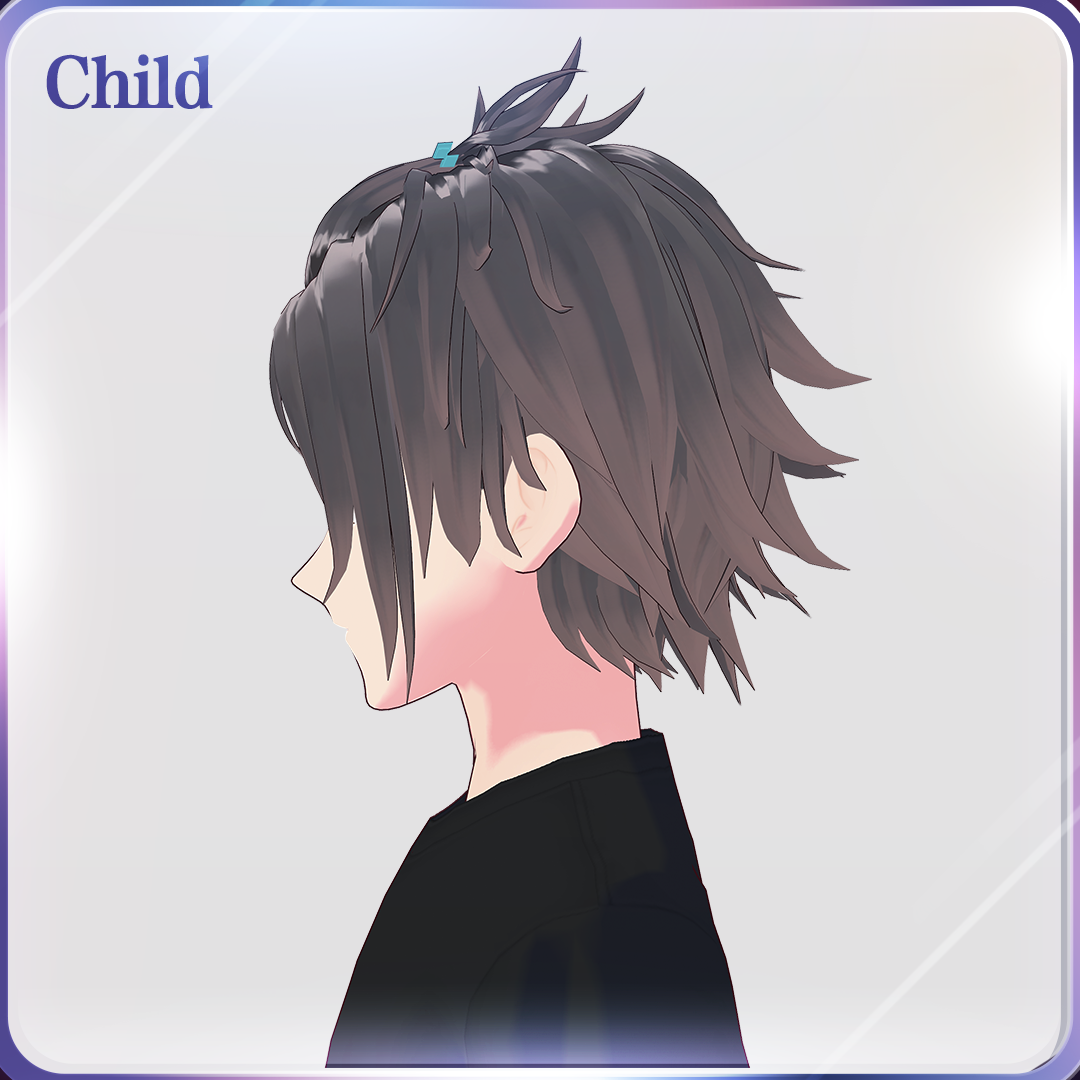 [Vroid] Pinned Bangs / ピン留めバング / Child - Surcen - BOOTH