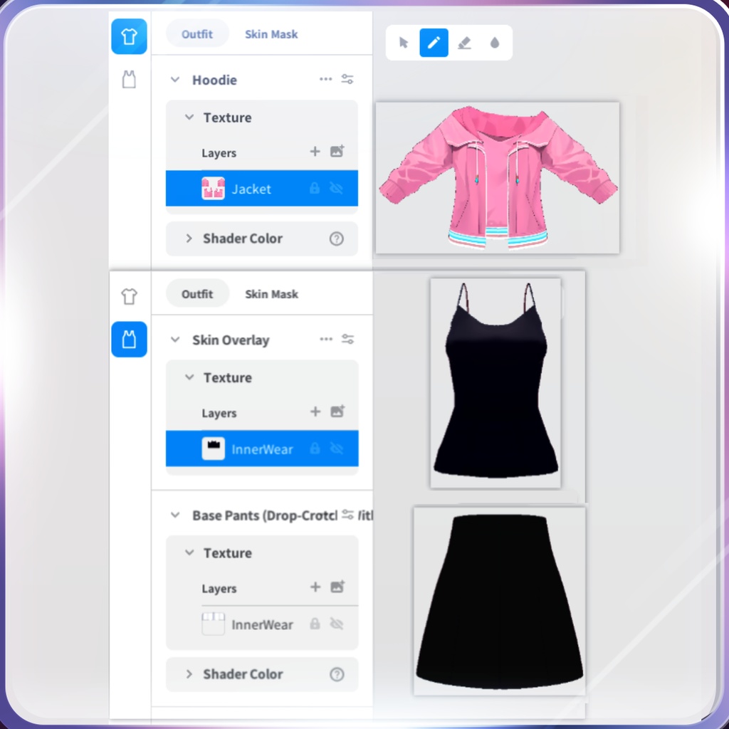 [Vroid] Pink Jacket - Surcen - BOOTH
