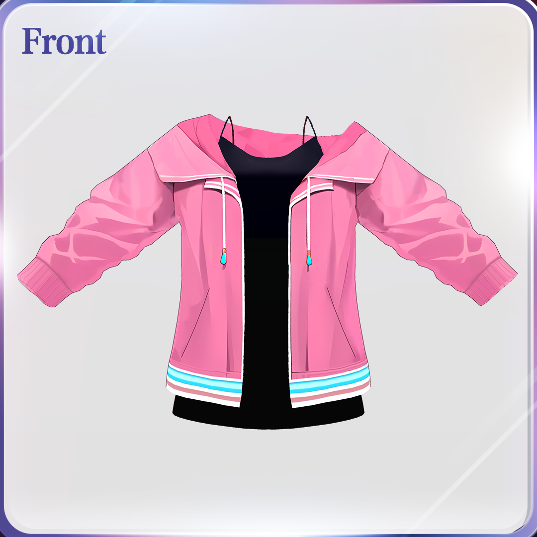 [Vroid] Pink Jacket - Surcen - BOOTH
