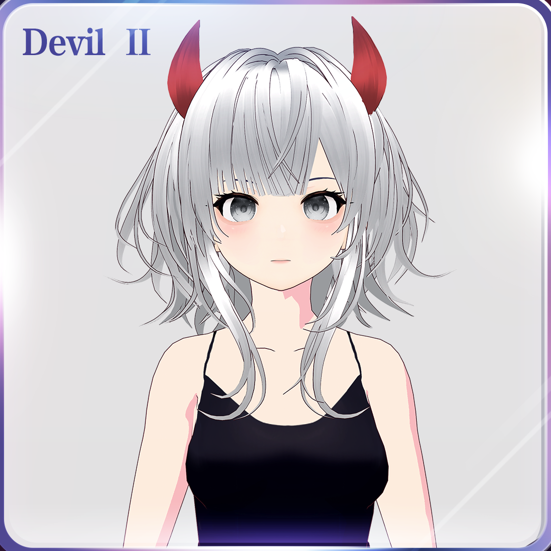 [Vroid] Short messy girl hair / Devil Ⅱ - Surcen - BOOTH