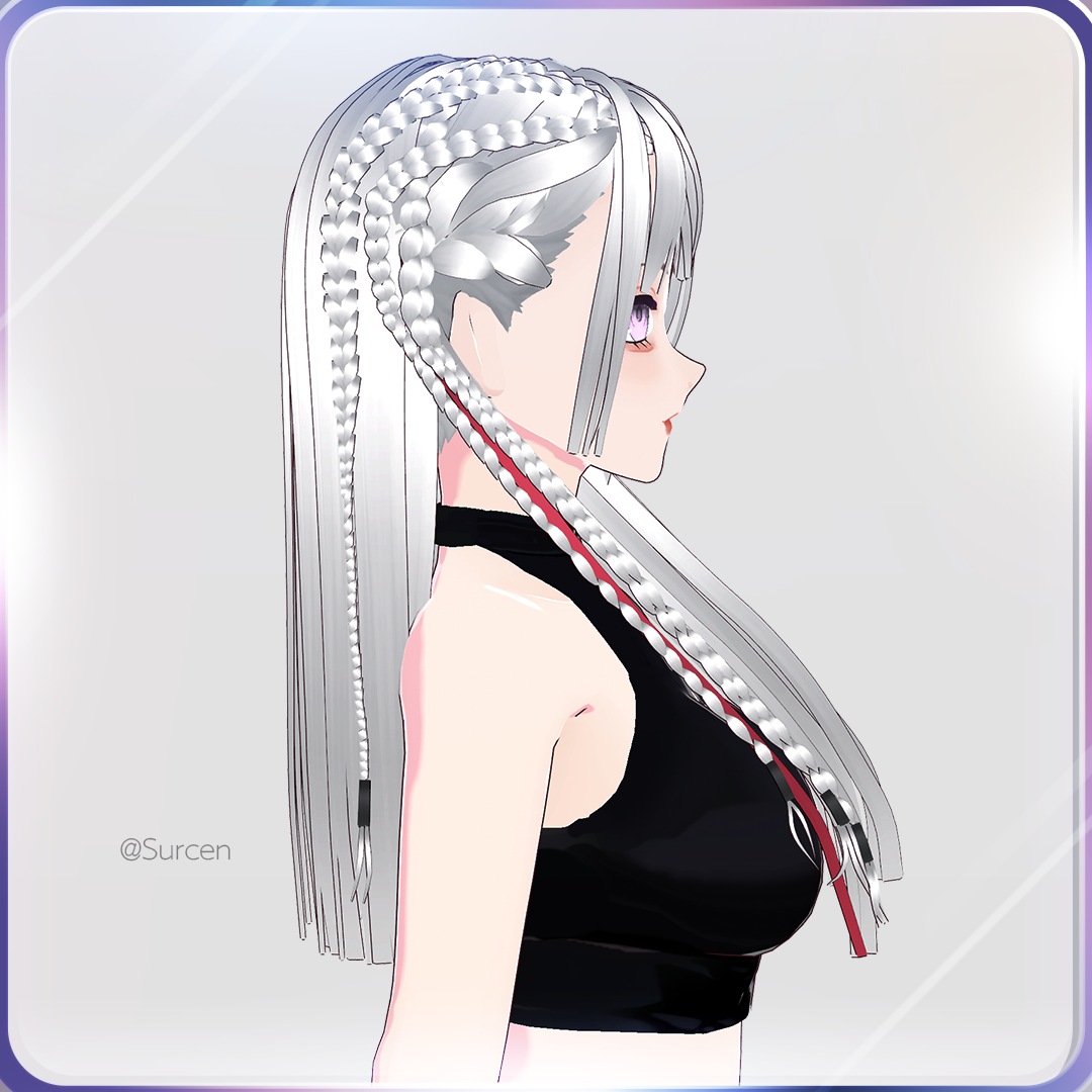 [Vroid] Girl hair preset/ Cool hair/ Braid hair/ Kpop Star - Surcen - BOOTH