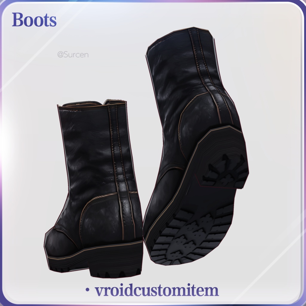 [Vroid] Boots - Surcen - BOOTH
