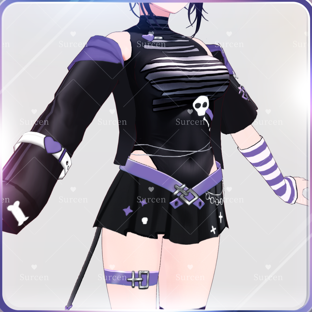 [Vroid] Emo Kid / Punk / Outfit - Surcen - BOOTH