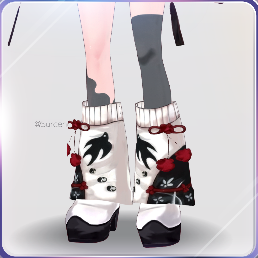 [Vroid] Chinese New Year Outfit / 墨舞龙燕 - Surcen - BOOTH