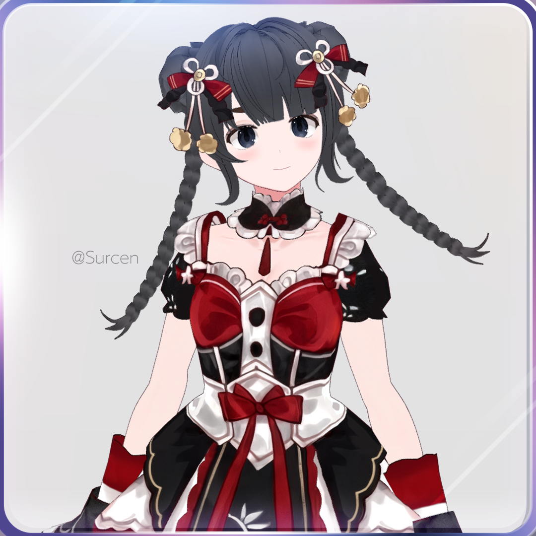 [Vroid] Chinese New Year Outfit / 墨舞龙燕 - Surcen - BOOTH
